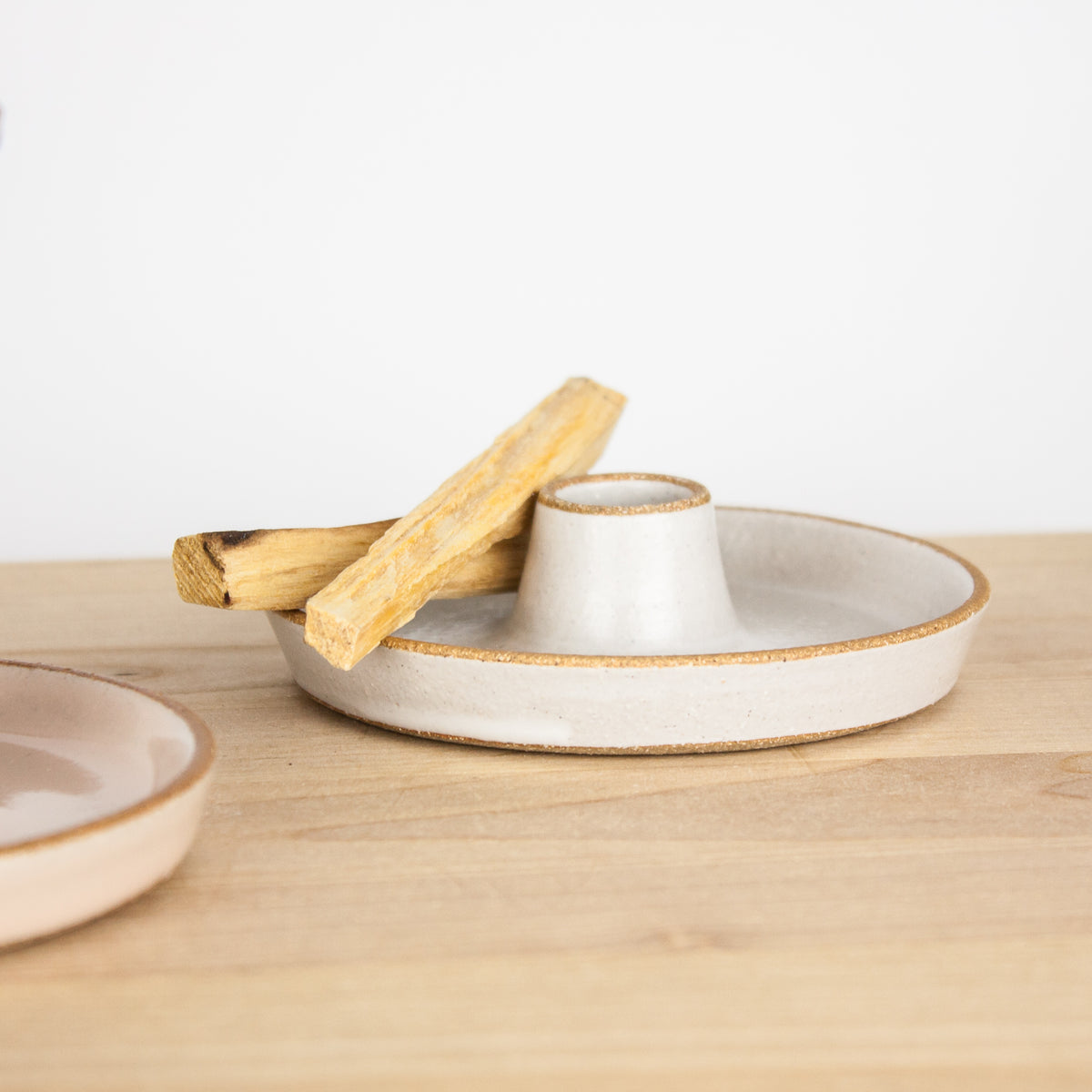 White Palo Santo Burner – Barombi Studios