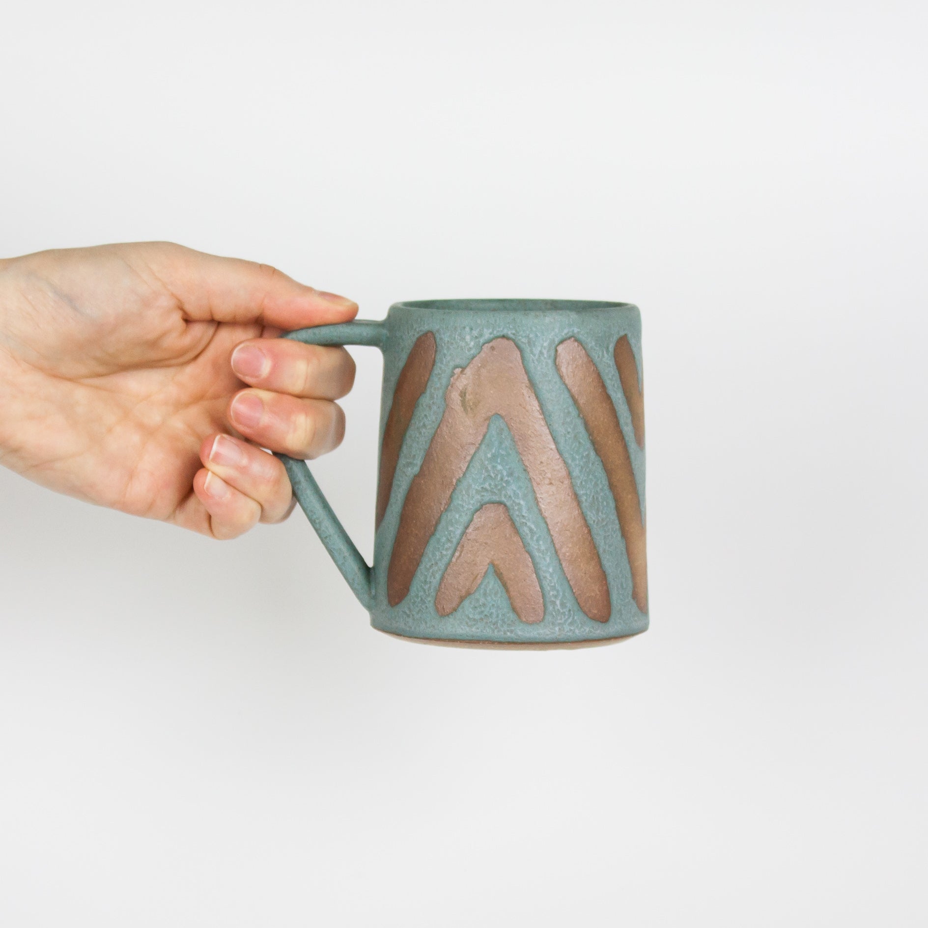Blue Boho Mug – Barombi Studios