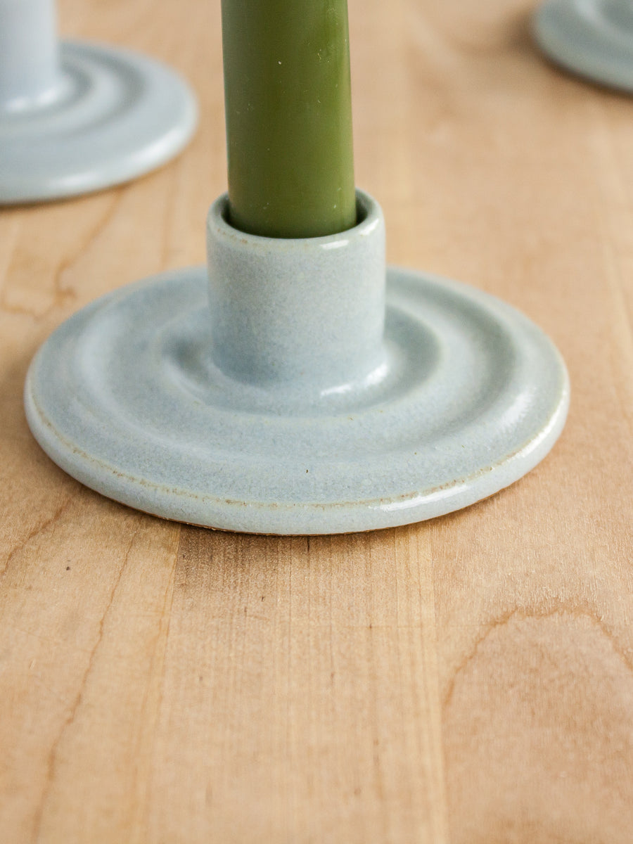 Blue Ripple Candlestick – Barombi Studios