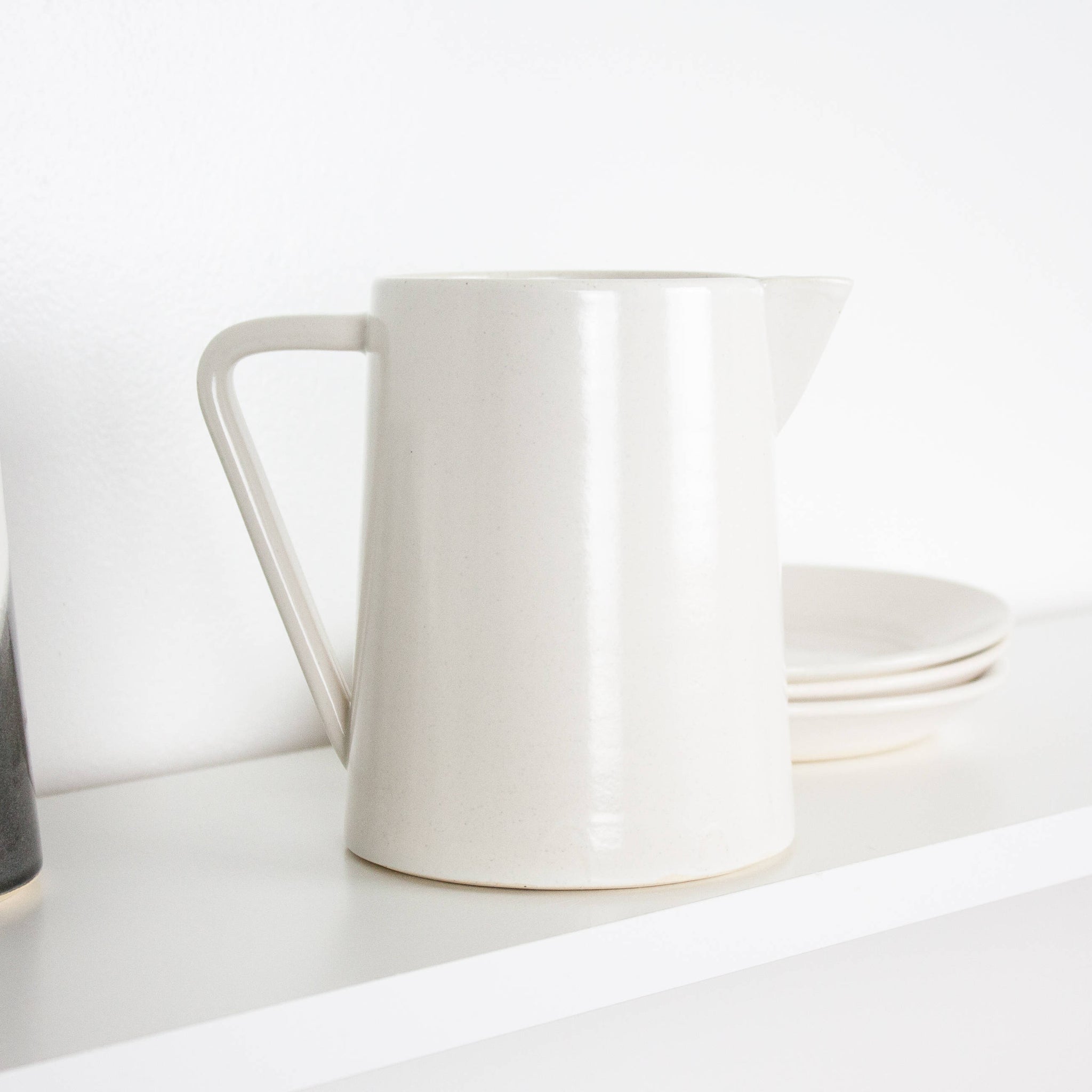 White Milk Pitcher – Barombi Studios